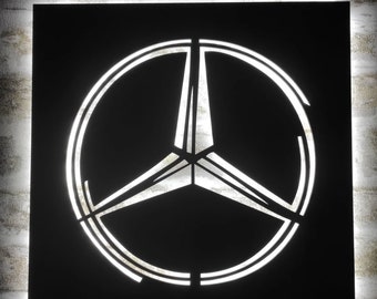 Mercedes Led Sign - Etsy