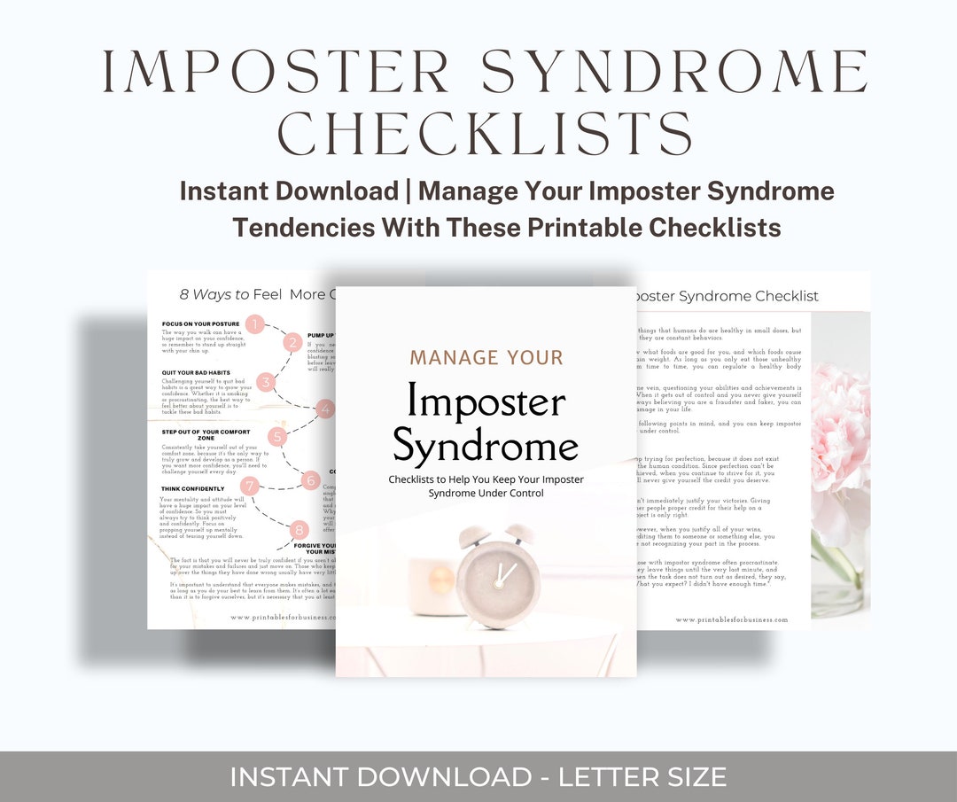 Manage Your Imposter Syndrome PLR 8 Ways to Feel Confident With ...