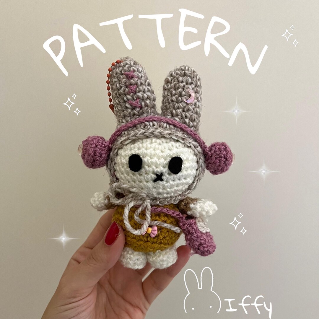 Miffy With Earmuffs, Crochet Miffy, Crochet, Pattern, Crochet Pattern ...