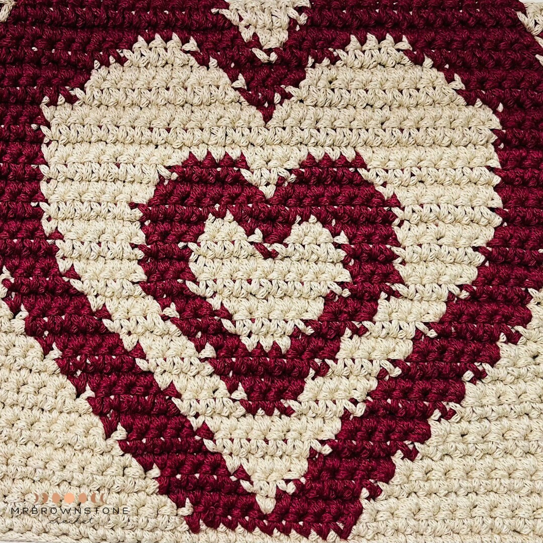 Heart in the Heart Crochet PATTERN, Crochet Pattern, Crochet Pattern - Etsy