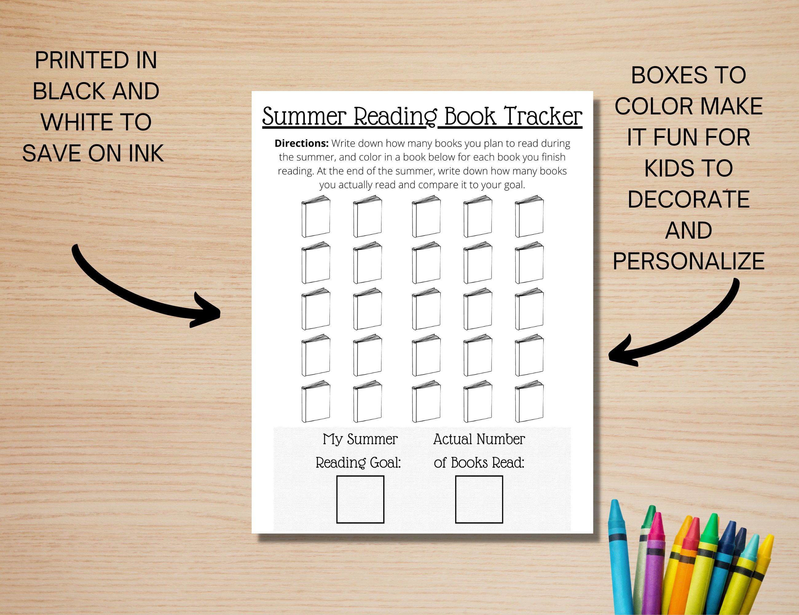 Printable Summer Reading Tracker, Book Tracker, Reading Log, Kids ...