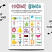 Spring Bingo Printables, Printable Bingo Game, Classroom Bingo, Sping ...
