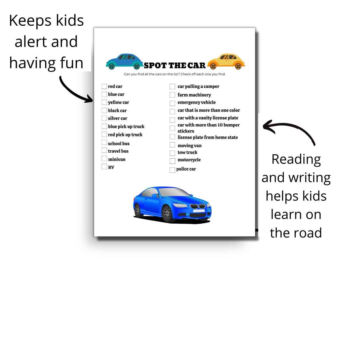 Road Trip Activity Book, Road Trip Printables, Road Trip Activities for ...