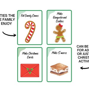 Christmas Activity Cards: Family Advent Calendar (digital Download) - Etsy