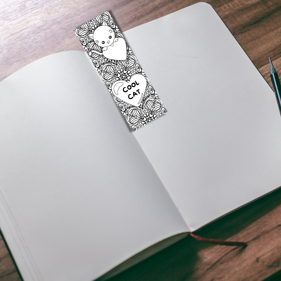 Printable Valentine's Bookmarks to Color, Valentine Coloring Bookmarks ...