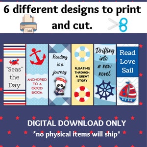 Cruise Printable Bookmarks, Vacation Bookmarks, Cruise Gifts, Summer ...