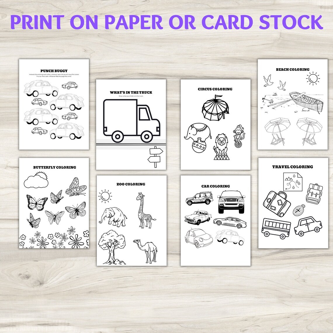 Road Trip Activity Book Road Trip Printables Road Trip - Etsy