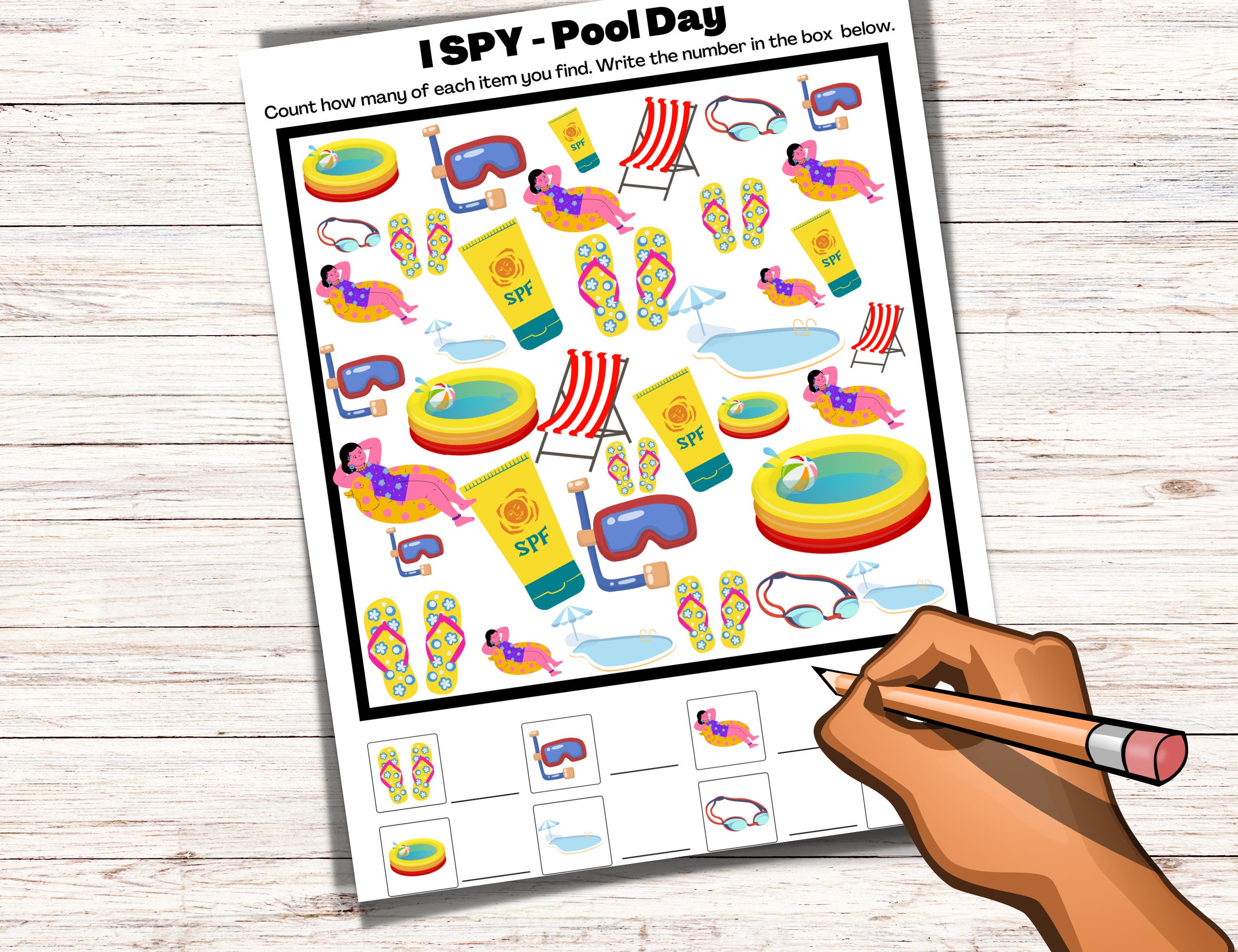 I Spy Printables, I Spy Games, Kids I Spy, Summer I Spy, Summer I Spy ...