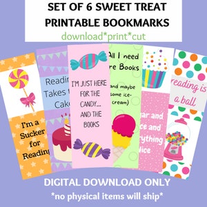 Bookmarks for Kids, Kids Bookmarks, Fun Bookmarks, Printable Bookmarks ...