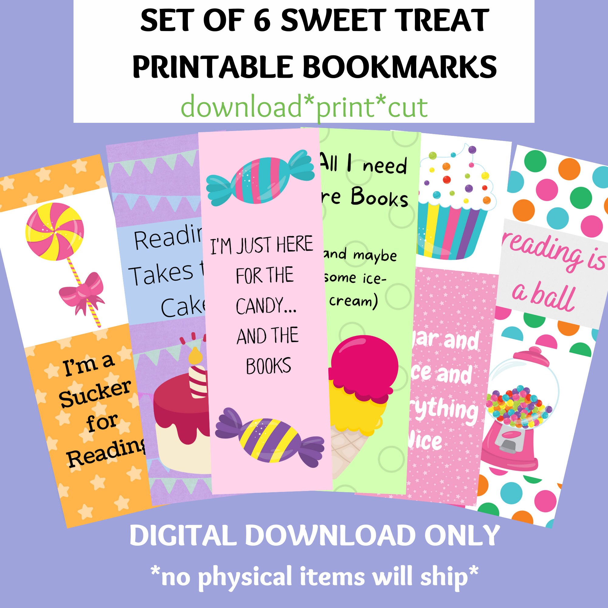 Bookmarks for Kids, Kids Bookmarks, Fun Bookmarks, Printable Bookmarks ...