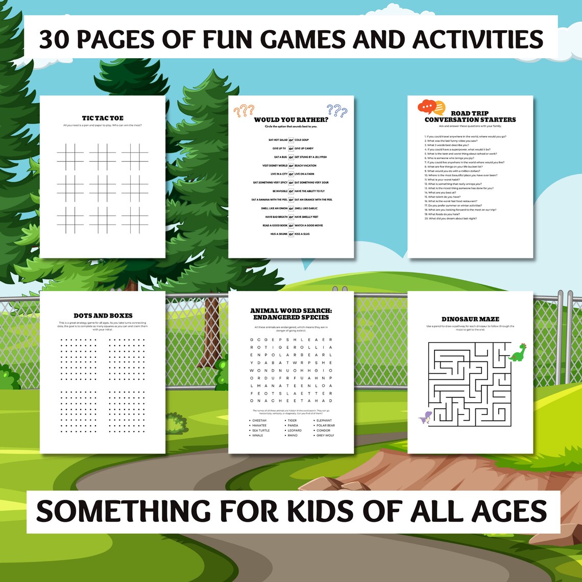 Road Trip Activity Book Road Trip Printables Road Trip - Etsy