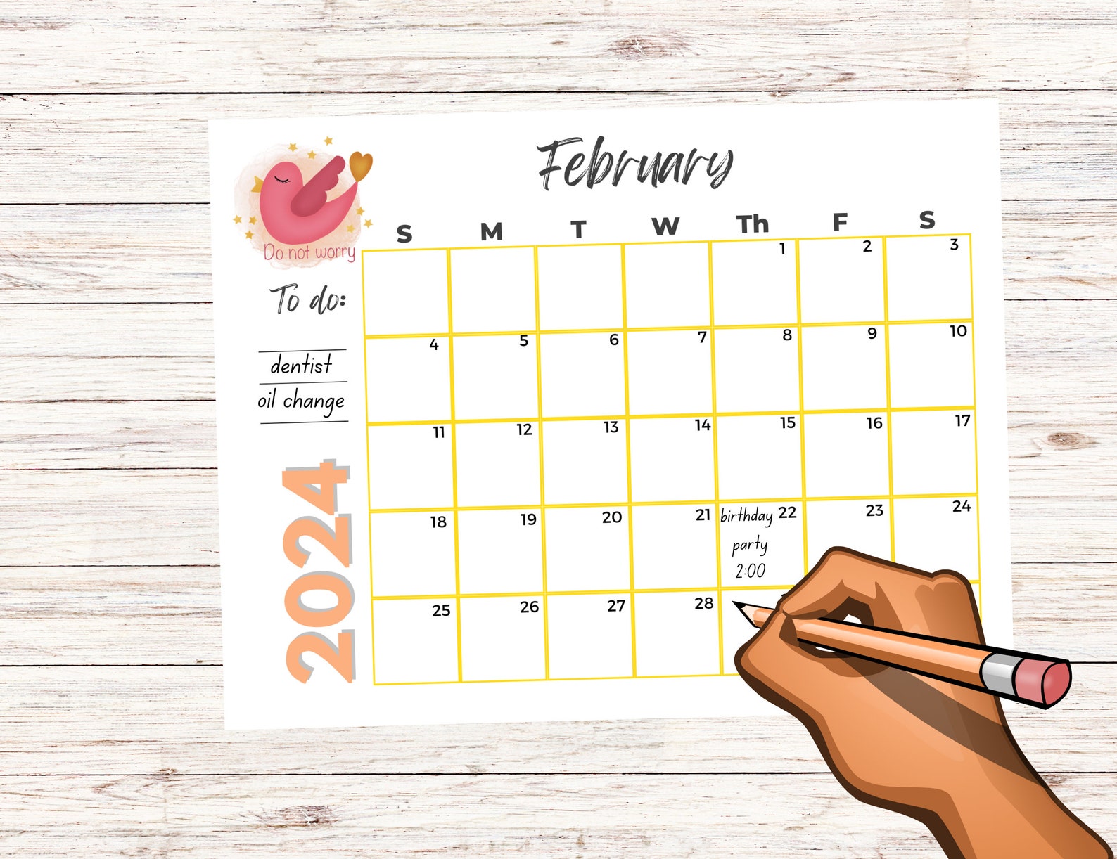 2024 Christian Printable Calendar, Christian Calendar, Printable ...