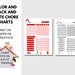 Firefighter Chore Chart for Kids: Printable Responsibility Chart ...
