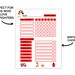 Firefighter Chore Chart for Kids: Printable Responsibility Chart ...