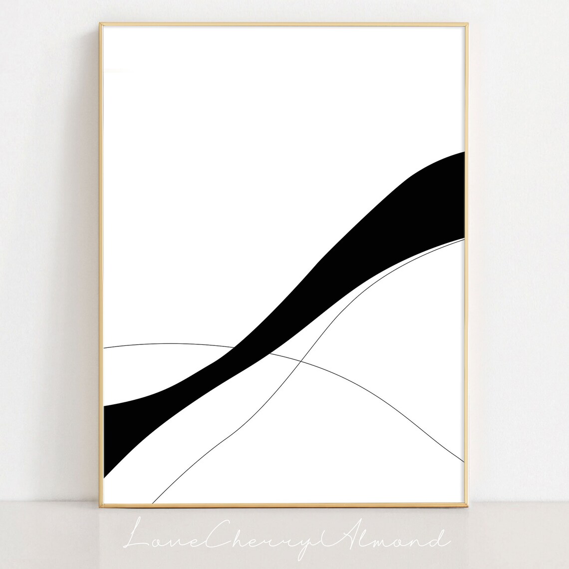 Minimalist Abstract Print Set of 3 Printable Wall Art, Neutral Prints ...