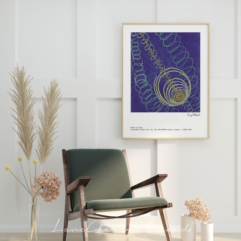 Hilma Af Klint Print Abstract Printable Wall Art, Naturalism Eclectic ...
