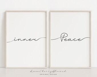 Inner Peace Poster - Etsy