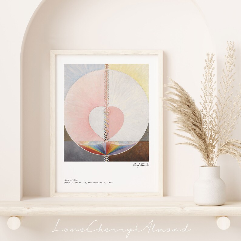 Hilma Af Klint Print Abstract Printable Wall Art, Naturalism Eclectic ...