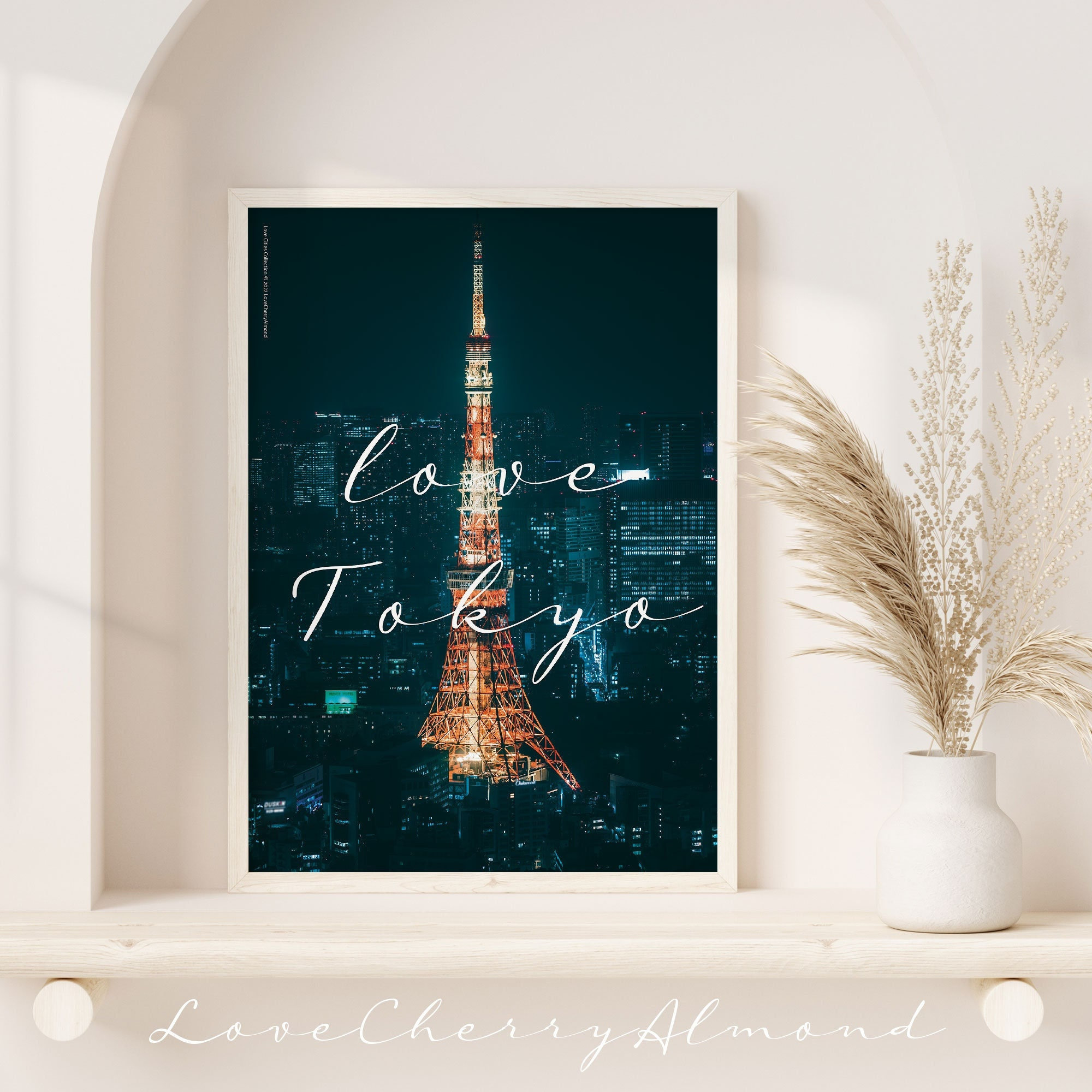 Japan Tokyo Printable Wall Art City Travel Landmark Prints - Etsy