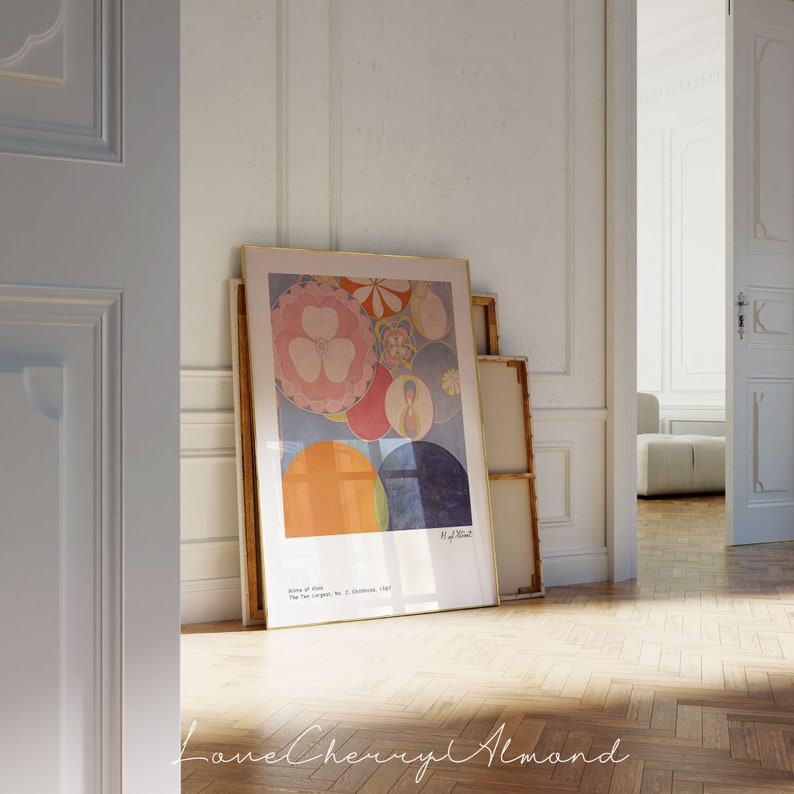 Hilma Af Klint Print Abstract Printable Wall Art, Naturalism Eclectic ...