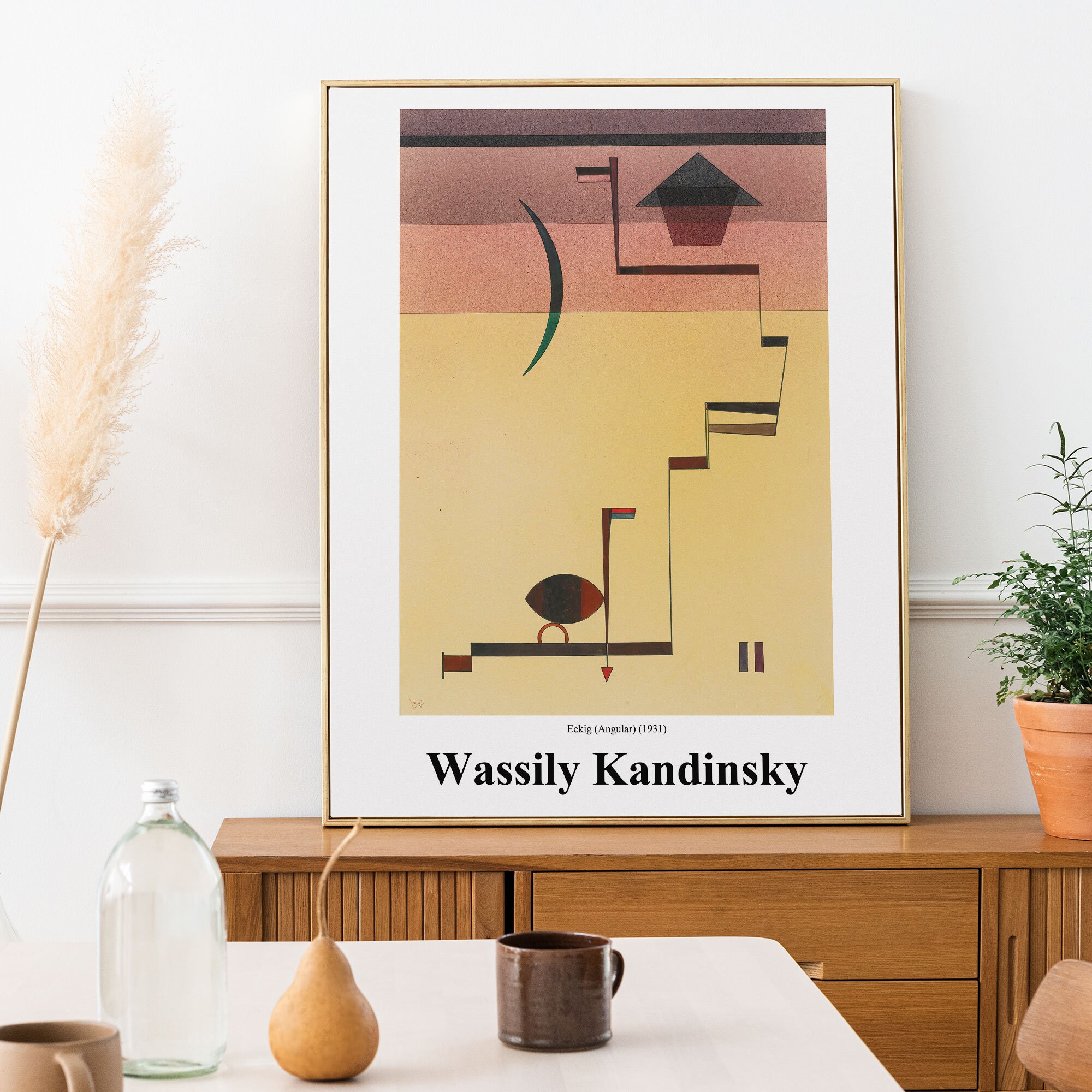 Kandinsky Print eckig Abstract Printable Wall Art, Expressionism Print ...