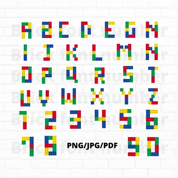 Legoland Font - Etsy Ireland