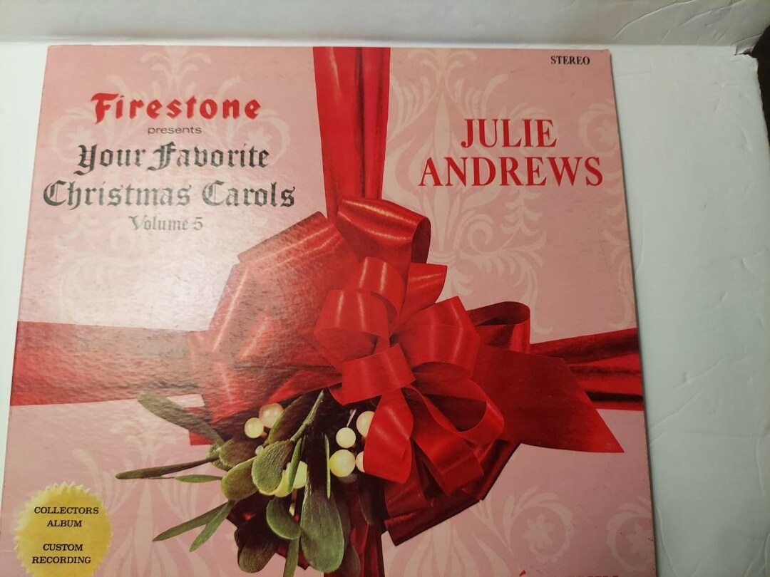 Firestone Your Favorite Christmas Carols Volume 5 Julie Andrews - Etsy