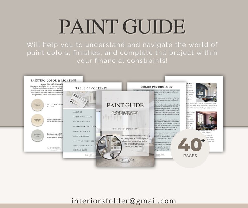 Home Paint Color Guide Home Paint Color Planner Home Renovation Planner ...