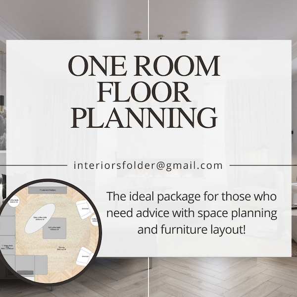 Interior Design Room Layout Plan - Etsy