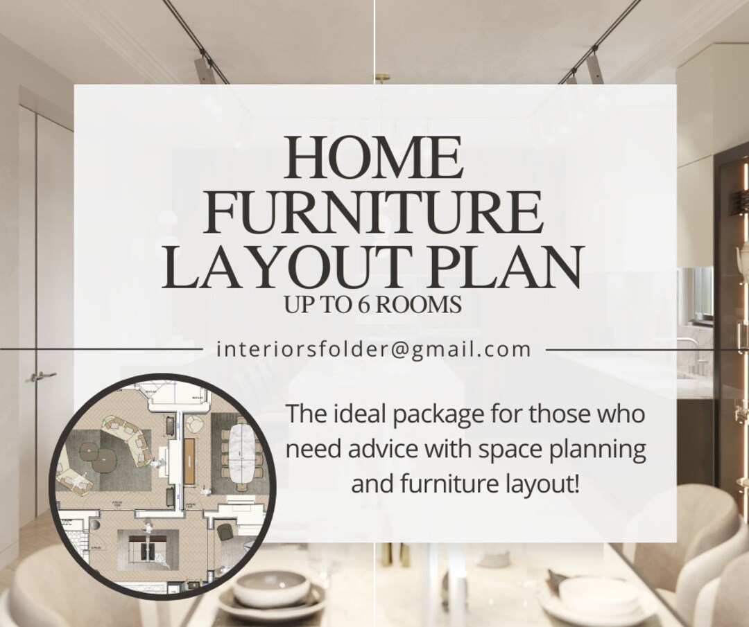 Furniture Layout 2D Plan Design| Custom Furniture Placement| Floor Plan ...
