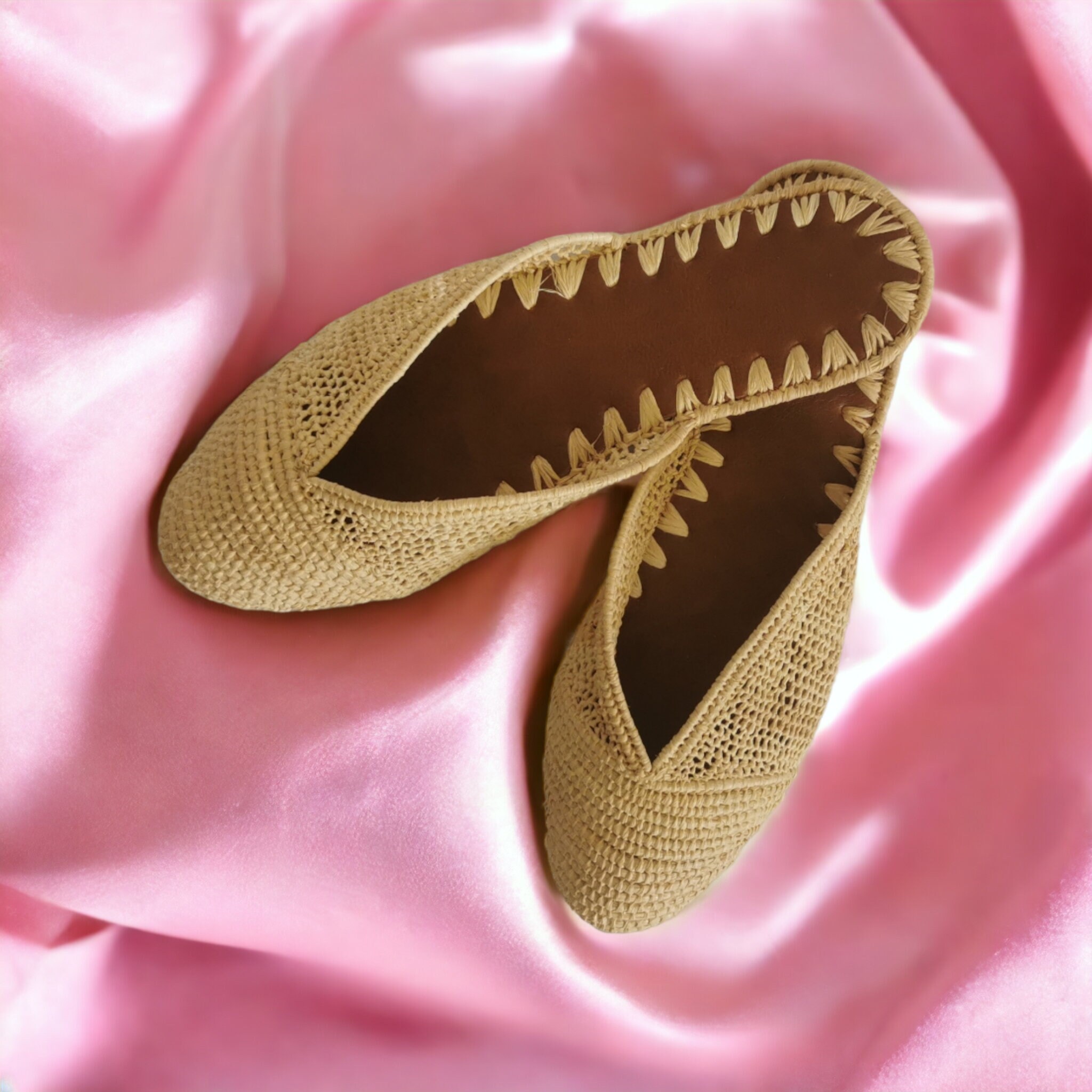 Natural Raffia Shoes, Summer Raffia Sandals, Funky Raffia Color Mules ...