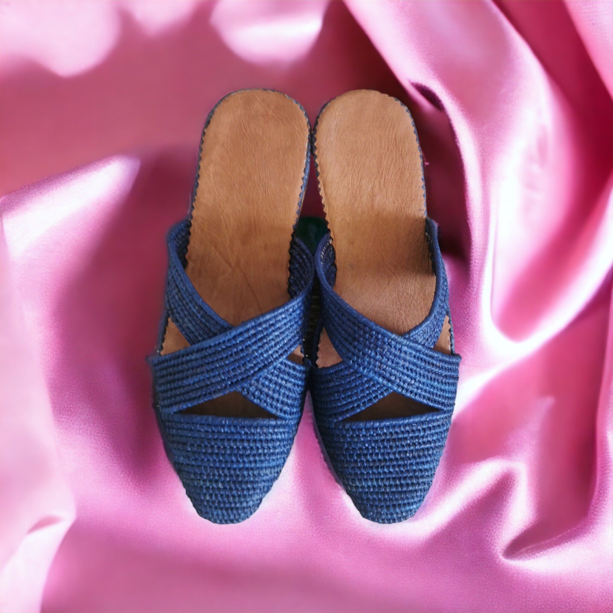 Moroccan Raffia Sandal Raffia Sandals for Women Summer Sandals Raffia ...