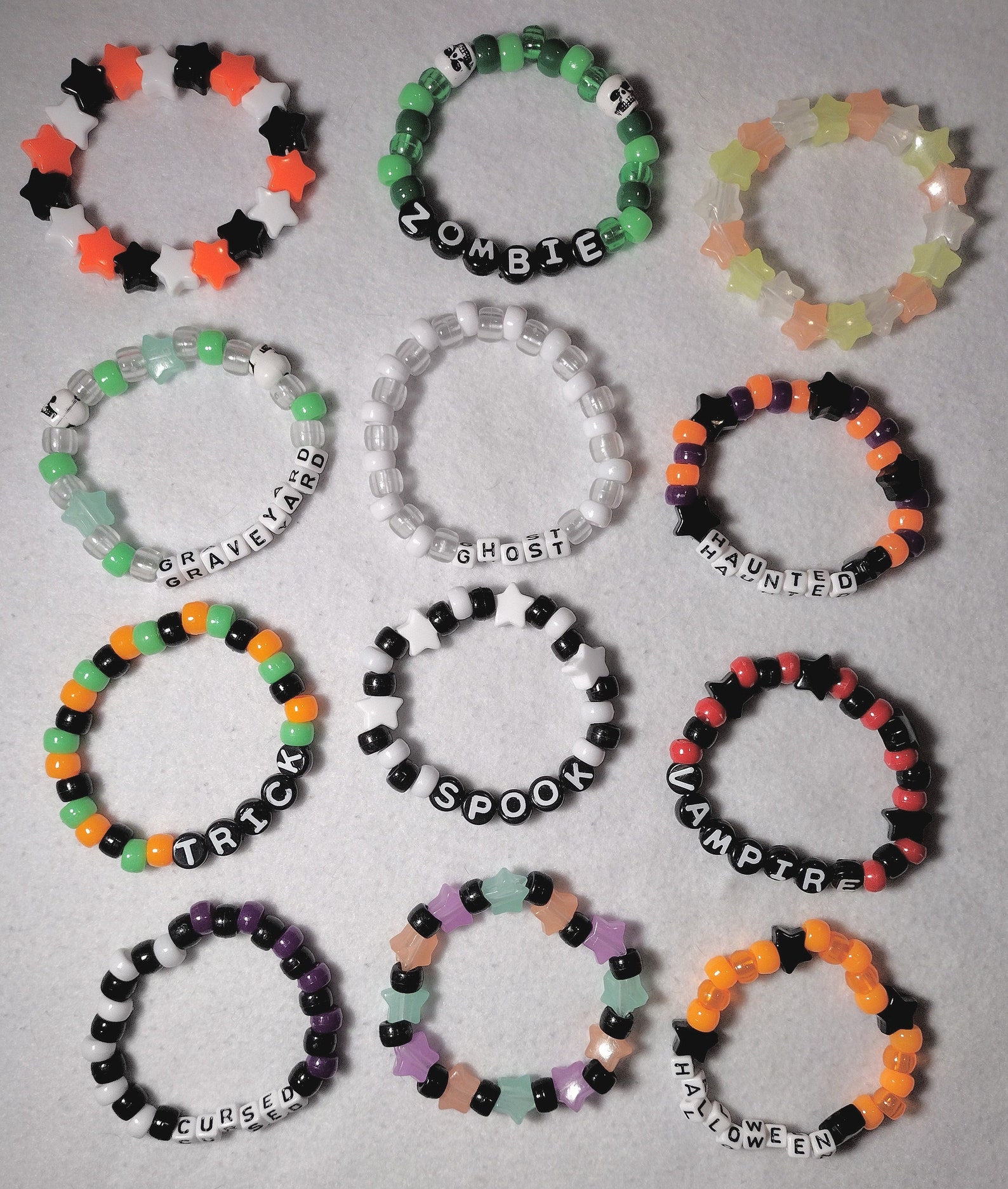 1 5 10 15 20 25 Spooky Halloween Kandi Kandi - Etsy