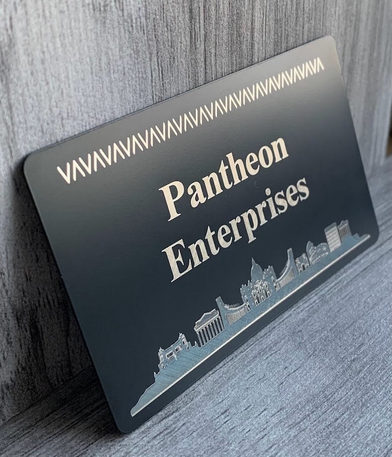 Steel Business Cards; Thick Metal Cards; Black Steel Business Cards ...
