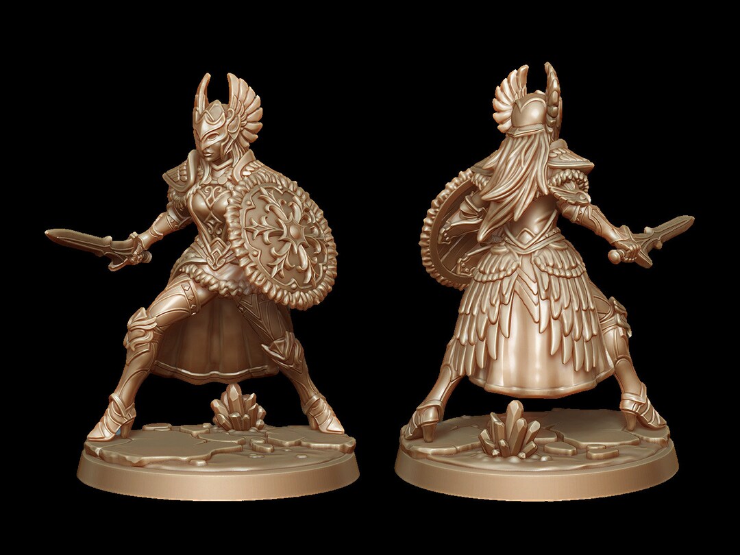 Valkyrie 5 X1 8K Printed RPG Miniature Dnd Pathfinder - Etsy
