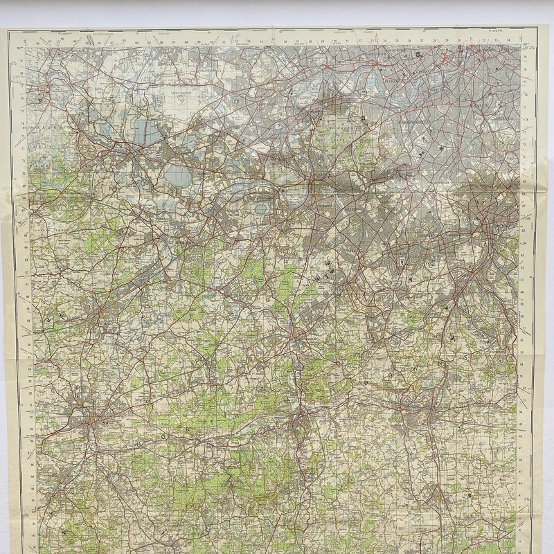 Framed Os Map - Etsy UK