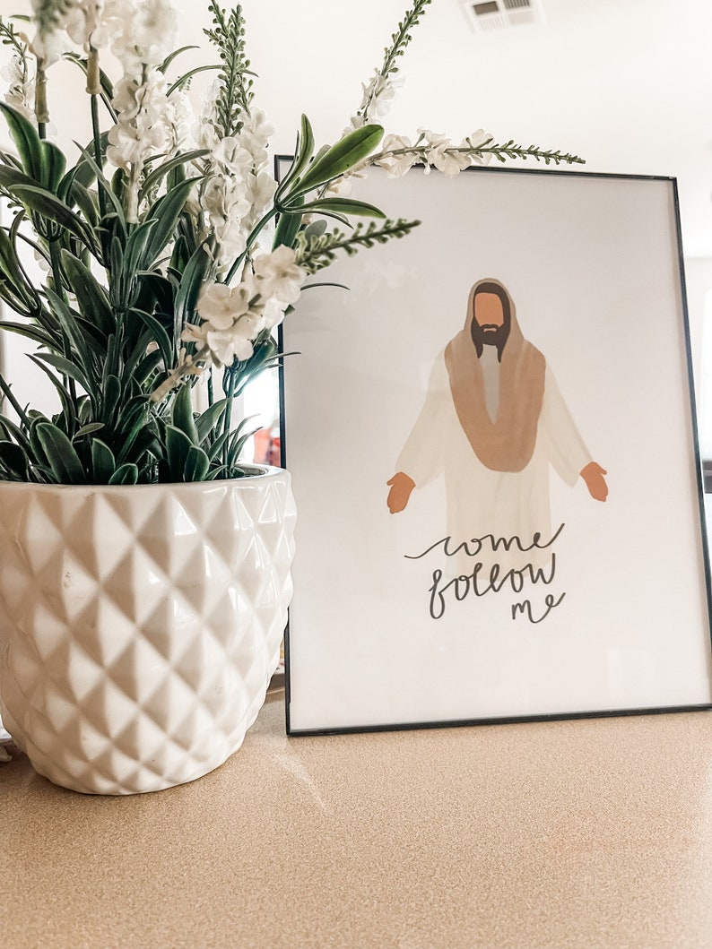Lds Come Follow Me Jesus Print Digital Lds Print - Etsy