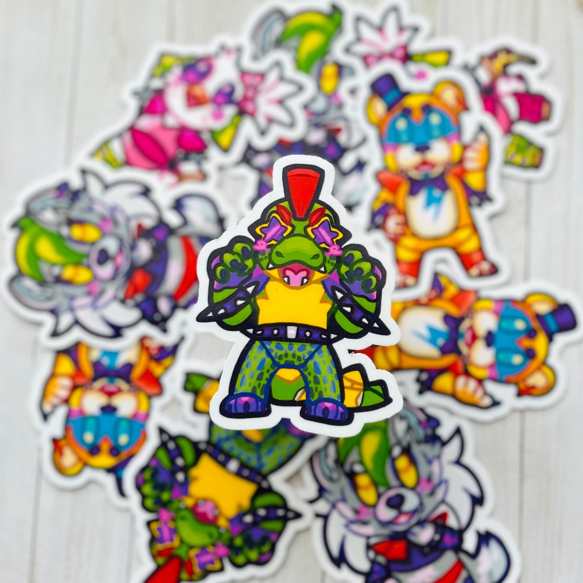 FNAF Security Breach Animatronic Chibi Stickers Roxanne - Etsy