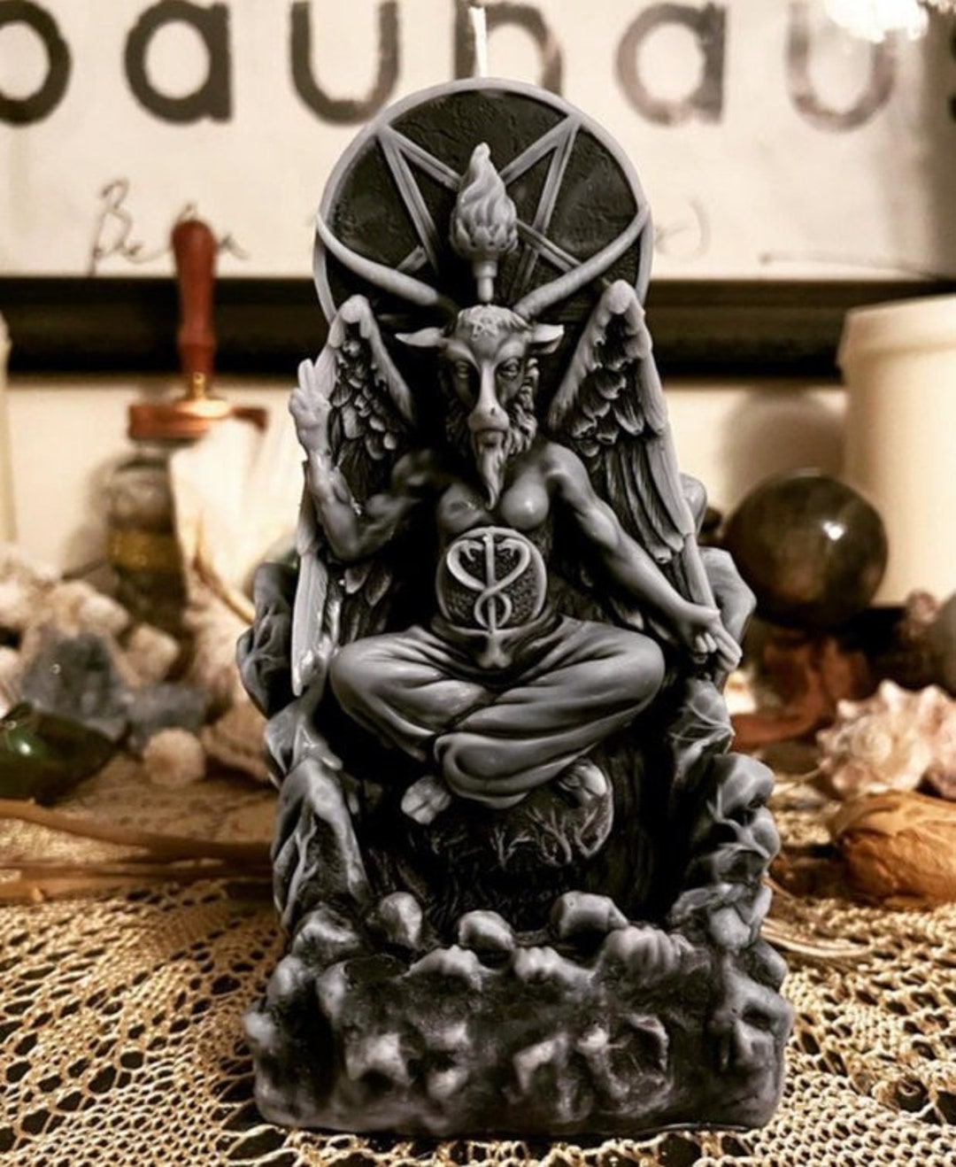 Baphomet Candle - Etsy