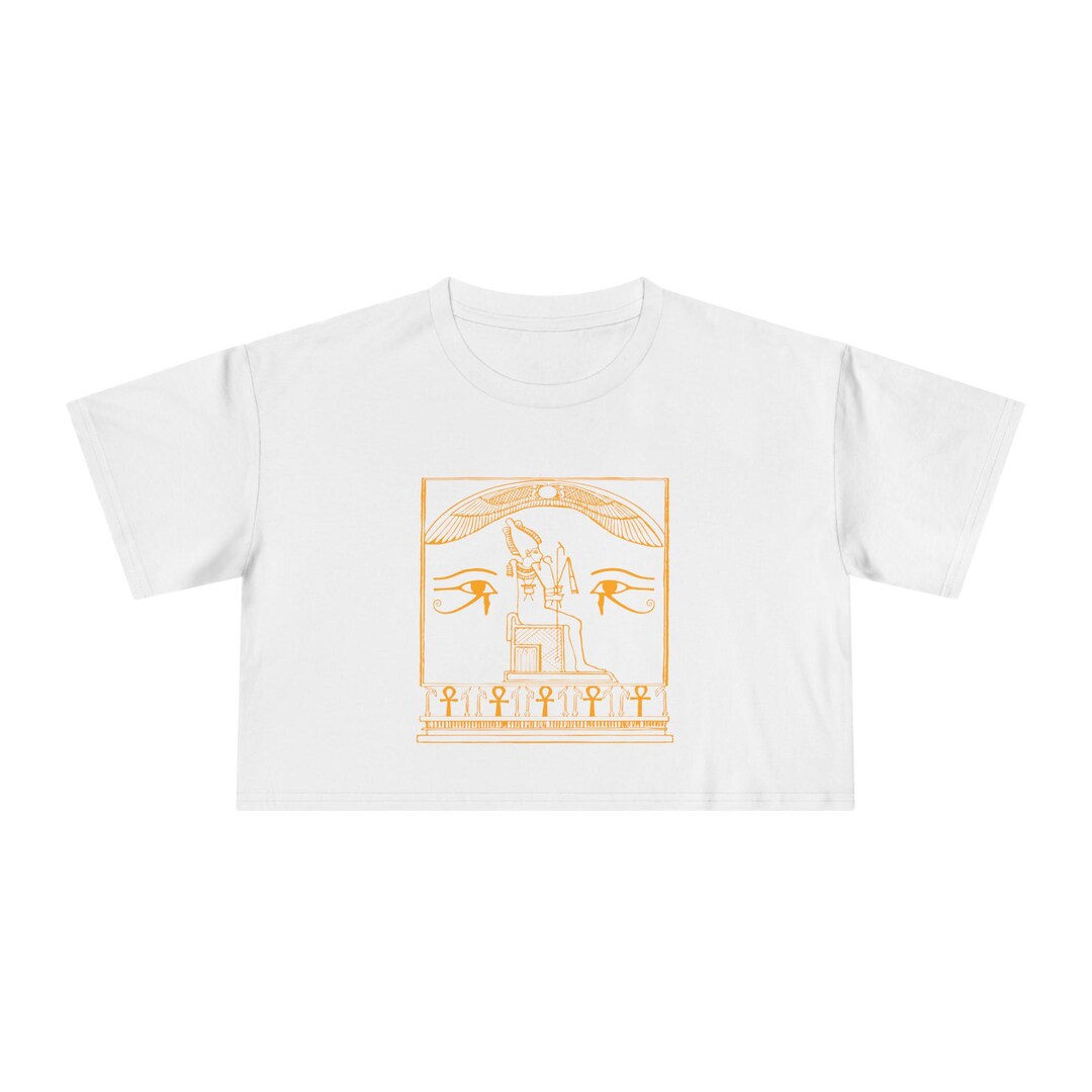 Osiris Gold Crop Tee by Baba Yaga Magick - Etsy