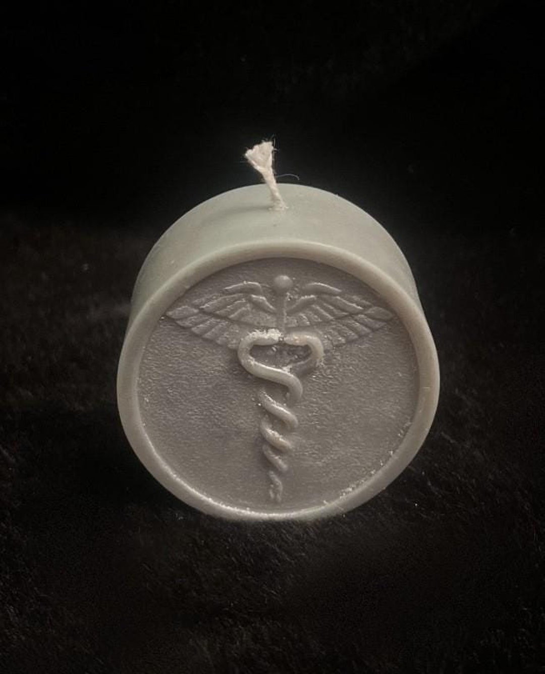 Hermes/mercury Caduceus Sculpted Candle - Etsy
