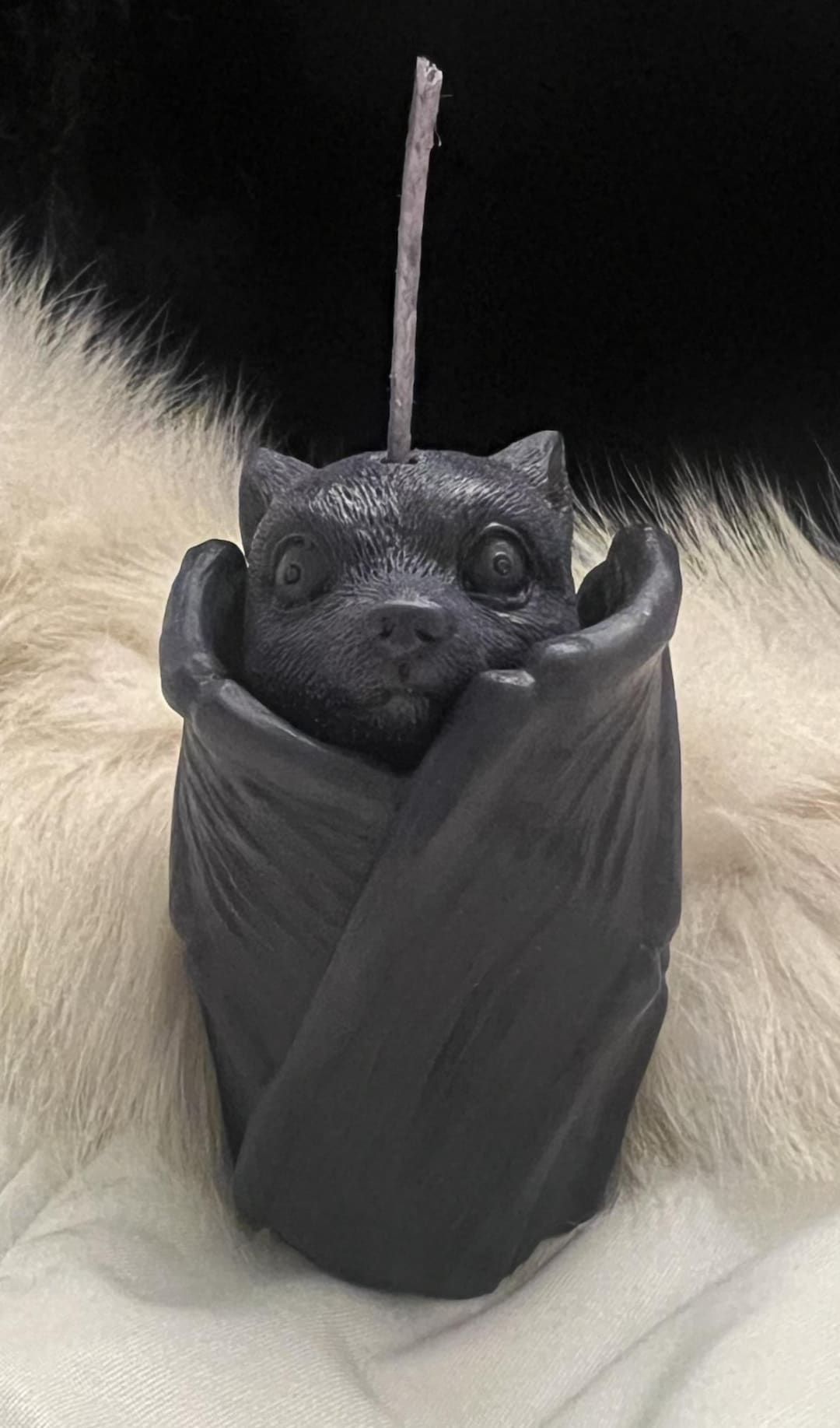 Loadable Bat Sculpted Candle - Etsy