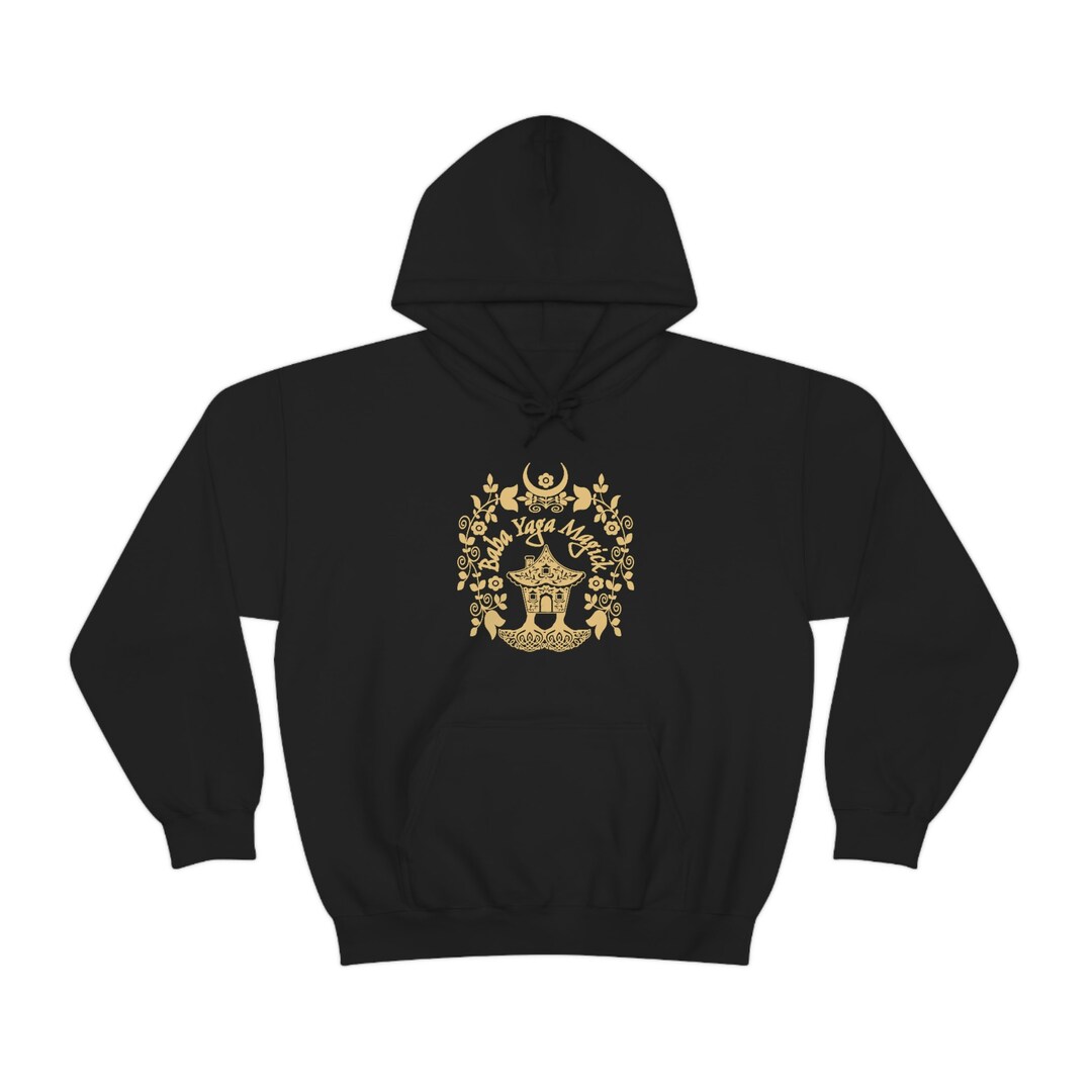 Baba Yaga Magick Logo Hooded Sweatshirt - Etsy