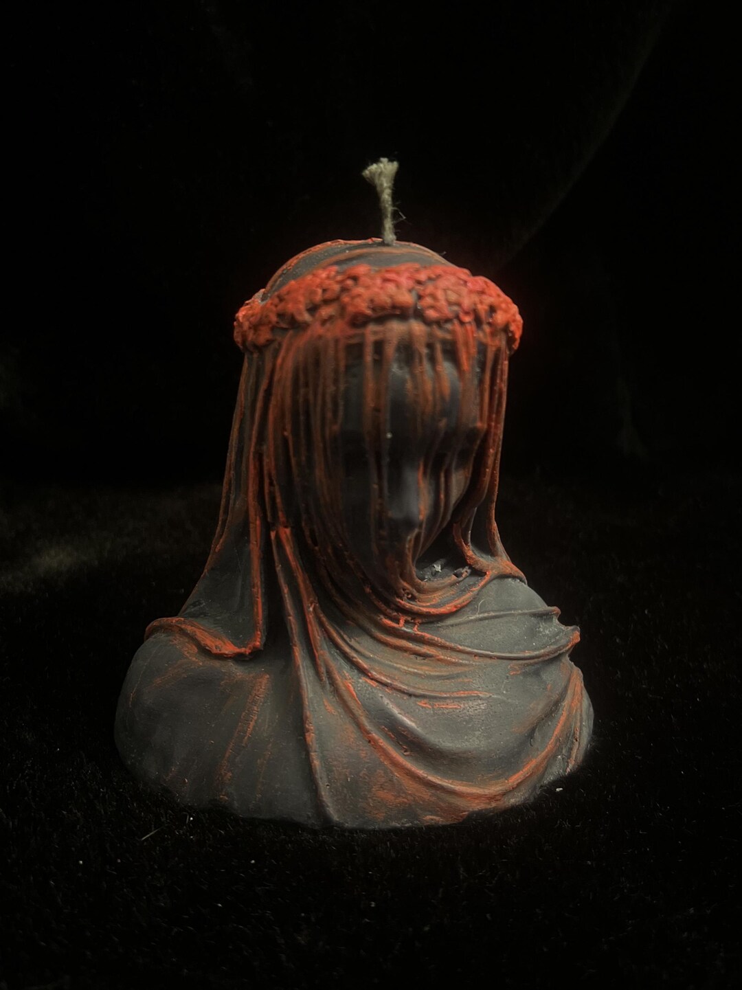 Veiled Lady Sculpted Candle - Etsy