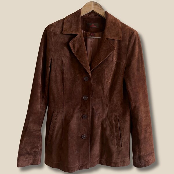 Brown Suede Jacket - Etsy