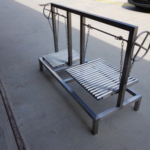 Grill With Stainless Steel Crank - Etsy