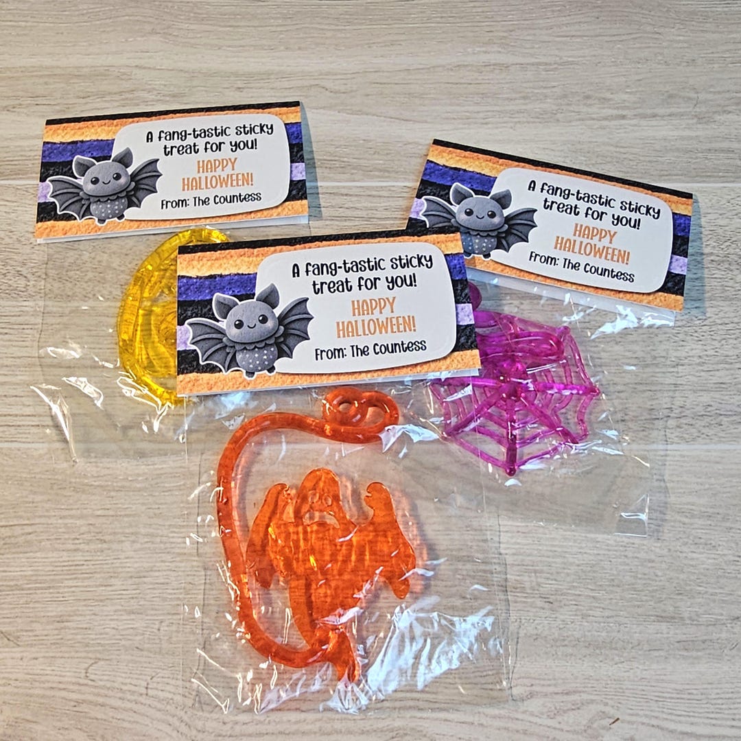 Non-candy Halloween Handout: Trick or Treat, Halloween Party Favor ...