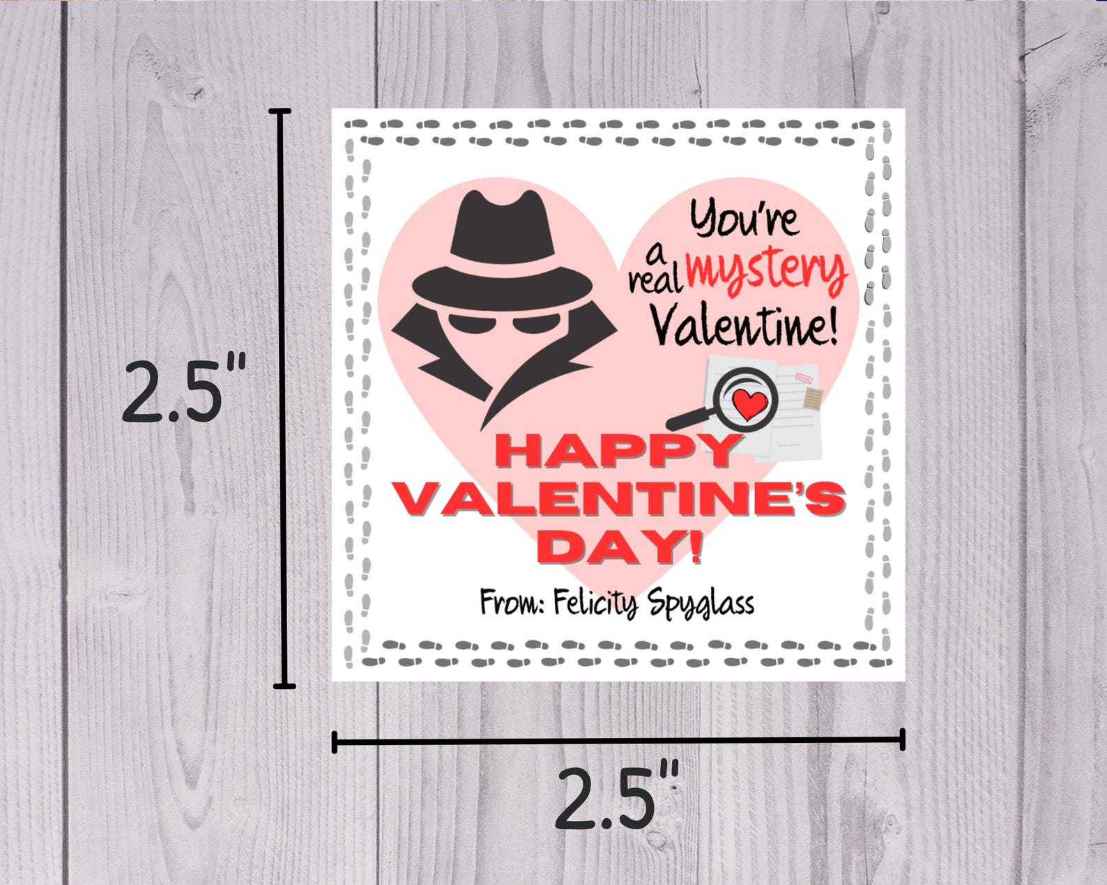 Invisible Ink Valentine for Kids: Spy Party Favor, Class Gift - Secret ...