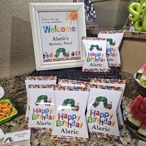 Very Hungry Caterpillar Welcome Sign - Hungry Caterpillar Yard Signs ...