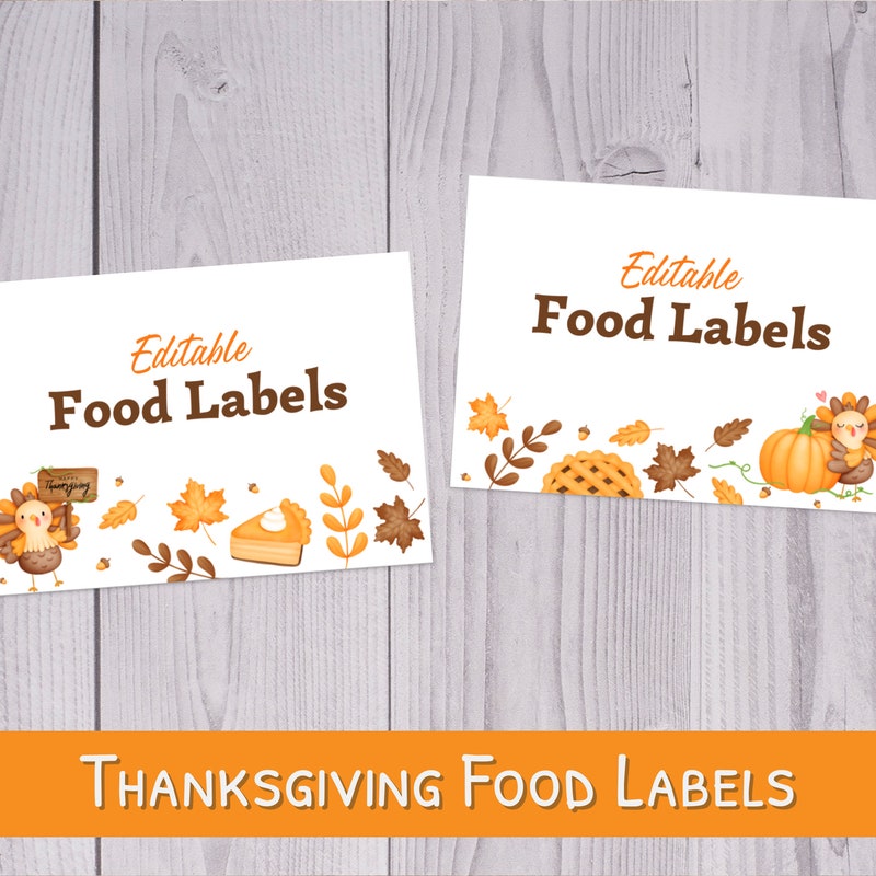 Thanksgiving Table Food - Etsy